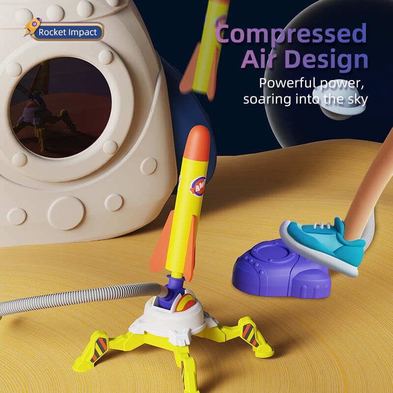 2023 New Foot Pump Rocket Launcher Toys for Kids - banma27